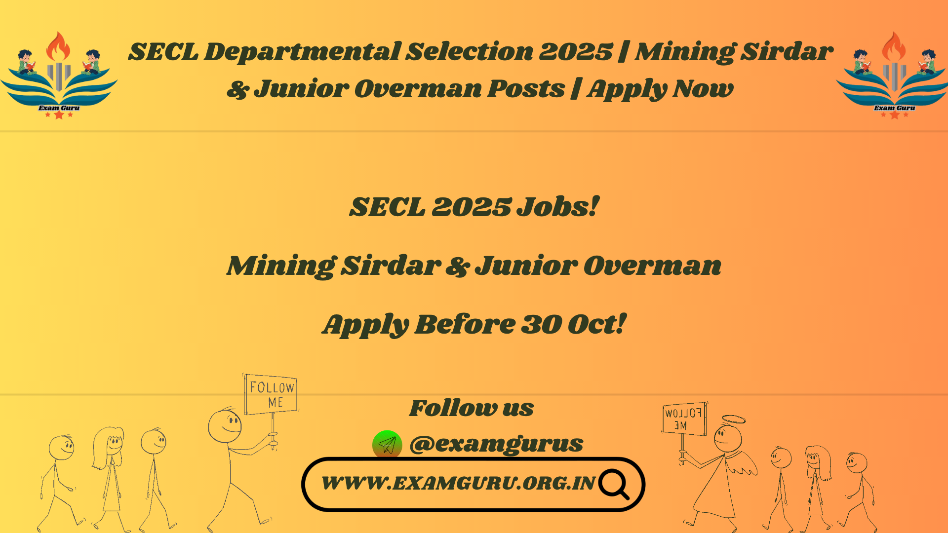 SECL Internal Notification 2025 - examguru.org.in