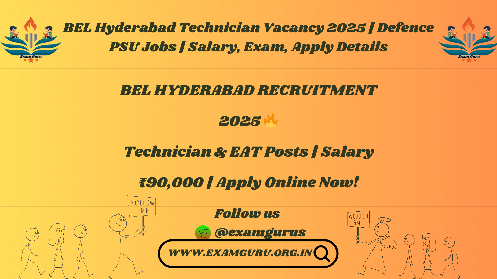 BEL Hyderabad EWLS SBU Recruitment 2025 - examguru.org.in