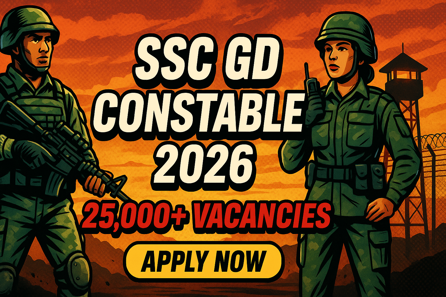SSC Constable (GD) 2026 Recruitment - examguru.org.in